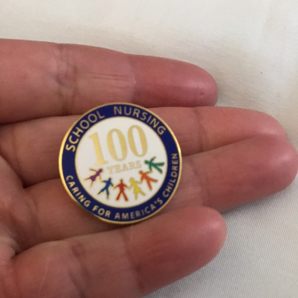 Final Price Vintage School Nursing 100 Years Pin/Broo… - Gem